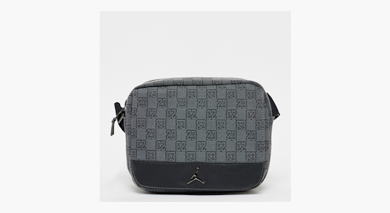 Shop Jordan Monogram Mini Messenger Bag wit | SNIPES