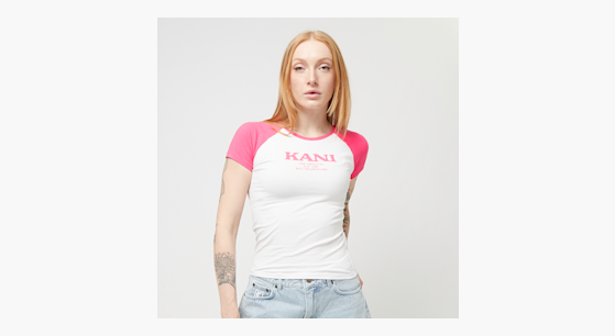 Karl Kani Retro Tiny Tee bianco | KW242-005-3 | SNIPES