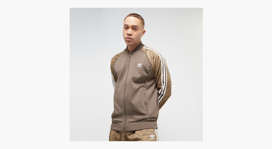 adidas Originals Monogram Superstar Traningsjacke braun | IS0255 | SNIPES