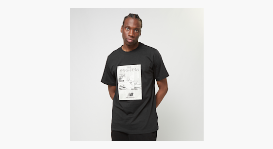 New Balance Poster Tee negro (MT41595-BK)