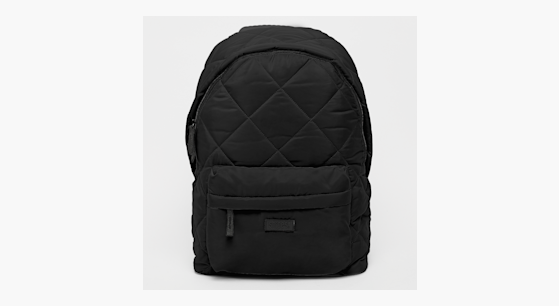 SNIPES Rubber Badge Basic Logo Diamond Quilted Backpack schwarz kaufen ...