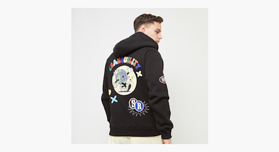 Acheter Smoke Rise Graphic Hoodie noir | SNIPES