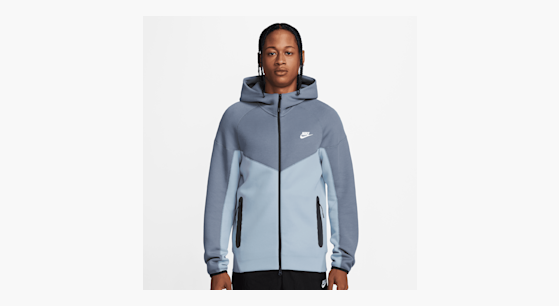 Nike Tech Fleece Windrunner Hoodie azul (FB7921-440)
