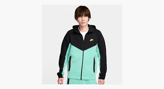 Acheter Nike Sportswear Tech Fleece Windrunner Full-Zip Hoodie turqoise ...