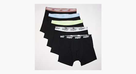 SNIPES 5 PACK - Contrast Tape Pack Briefs Boxershorts negro (SA242-032-1)