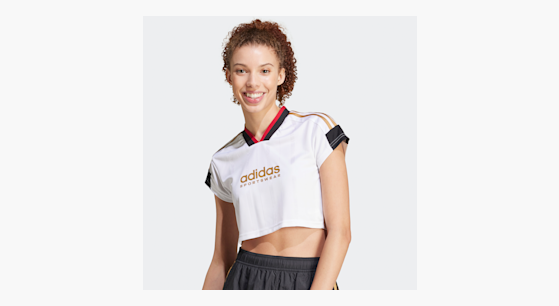 adidas Originals Tiro Cut 3-Stripes Crop Top blanc (IW6800)