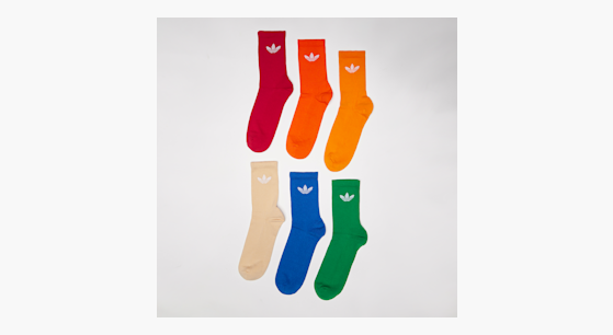 adidas Originals Solid Crew Socks (6 Pack) multicolor (IX5275)