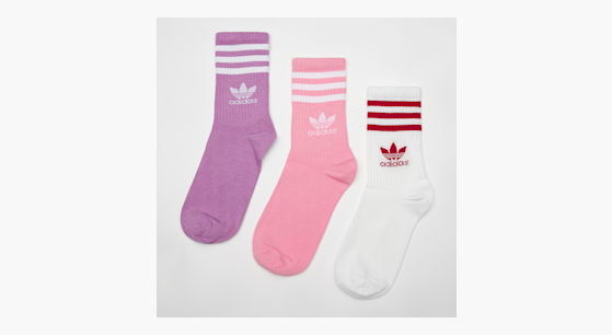 adidas Originals 3 PACK - Crew Sock multicolor | IX7510 | SNIPES