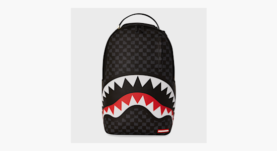 SPRAYGROUND Drip Check Shark negro (910B6020NSZ)