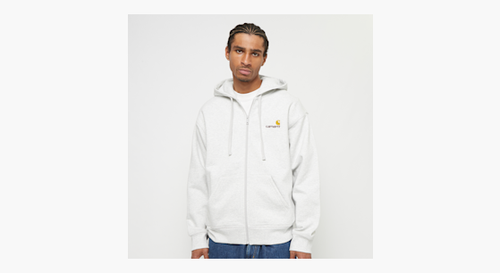 Carhartt WIP Hooded American Script Jacke cinzento | I033063-482 | SNIPES