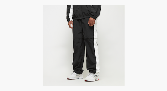 Capacité Logo Rubber Badge Colorblocked Zip Off Track Pants noir (CM243 ...