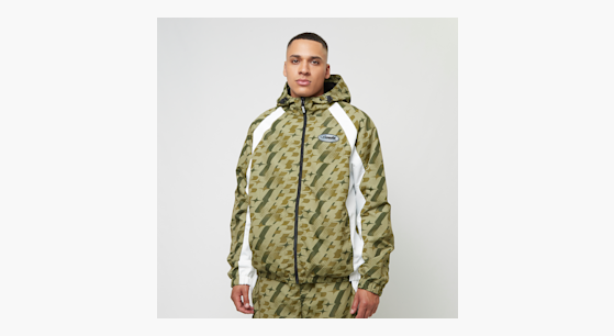 Compra Capacité Logo Rubber Badge Hooded Colorblocked Windrunner ...