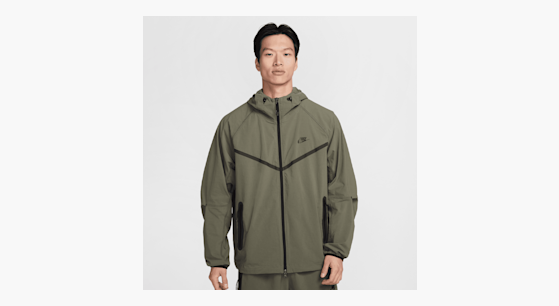 Acheter Nike Tech Woven Windrunner Full Zip Jacket vert | SNIPES