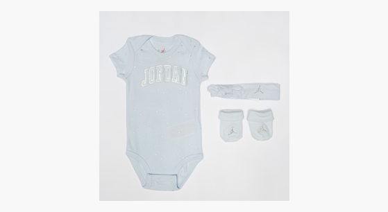 Shop Jordan 1st Baby Blue Box Set (3 Piece) blauw | SNIPES