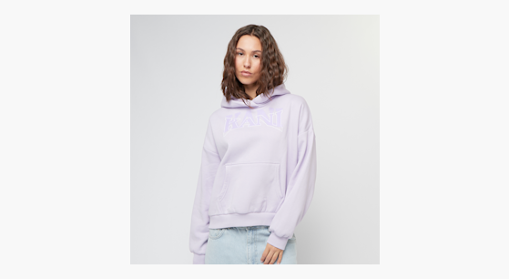 Karl Kani Woven Print OS Hoodie Lilac fioletowy (KW244-041-1)