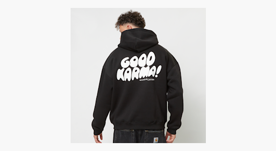 Another Cotton Lab Good Karma Club Oversize Hoodie czarny (ACL-243-HO ...