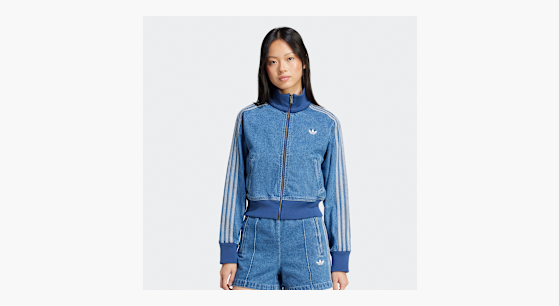adidas Originals Giacca di Jeans a 3 Strisce blu (JD2570)