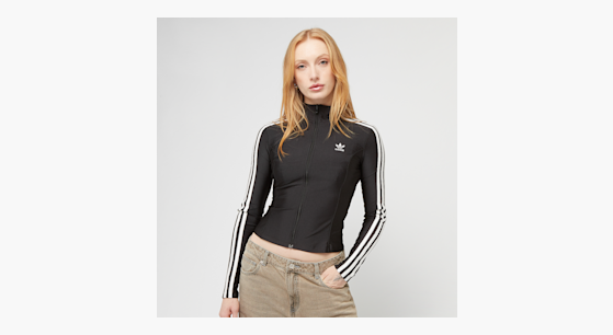 adidas Originals 3-strepen slim trainingsjacke zwart (JD5025)