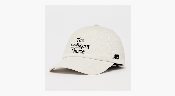 New Balance 6 Panel The Intelligent Choice Hat blanco (LAH51011_SST)
