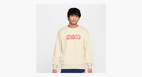 Nike Sportswear Air Fleece Crew beige | HM0177-229 | SNIPES