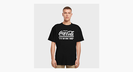 Upscale by Mister Tee Coca Cola Enjoy Coke Oversize Tee preto (MC1058 ...