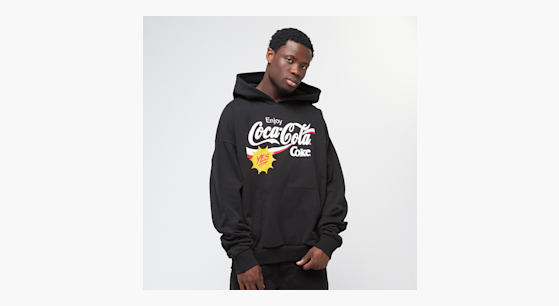 Upscale by Mister Tee Coca Cola Refreshed Oversize Hoodie negro ...