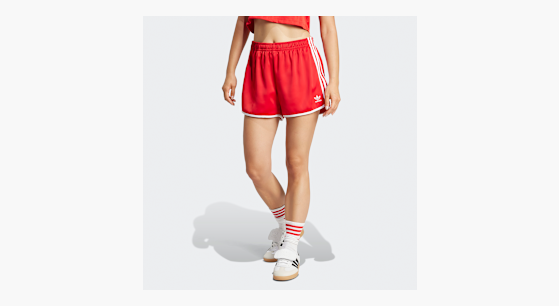 adidas Originals Pantaloncini 3 Strisce Sprinter rosso (JD3120)
