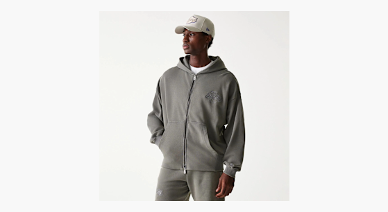 New Era NBA Washed Full Zip Los Angeles Lakers gris | 60667867 | SNIPES