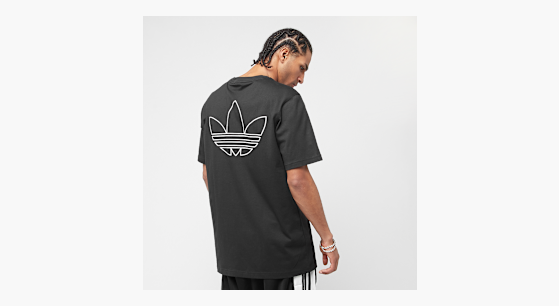 adidas Originals Floating Trefoil Tee zwart (KE8908)