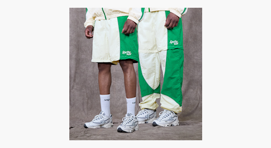 Sprite x SNIPES Zip Off Colorblock Track Pants vert | SFM253-005-1 | SNIPES