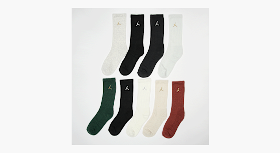 Jordan 9 PACK - JDN HOLIDAY CREW GIFT BOX sail multicolor | BJ0810-X58 ...