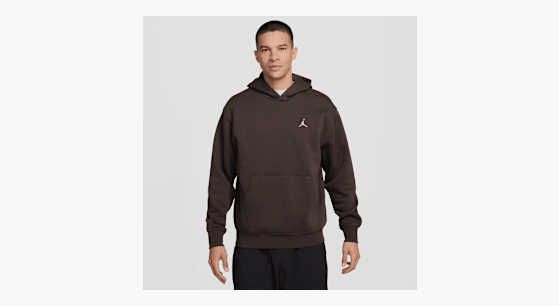 Jordan Brooklyn Fleece Hoodie bruin | FV7281-237 | SNIPES