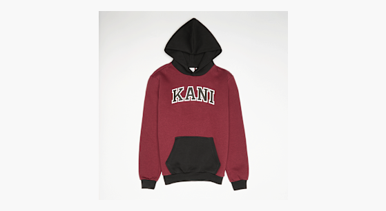 Karl Kani Serif Hoodie Junior rouge (KC254-004-1)