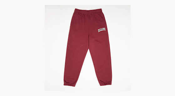 Karl Kani Serif Sweatpants Junior rouge (KC254-011-1)