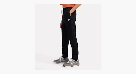 New Balance French Terry Small Logo Jogger czarny | LAKB0060_BK | SNIPES