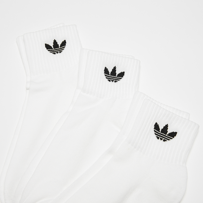 adidas Originals Mid-Cut Crew Socks 3 Pairs branco | FT8529 | SNIPES