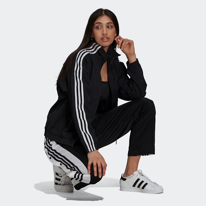 adidas Originals Giacca della tuta adicolor Lock-up nero | H20540 | SNIPES