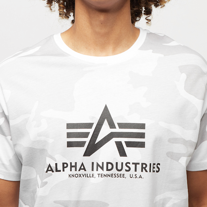 Alpha Industries Basic T Camo white camo blanco | 100501C-385 | SNIPES