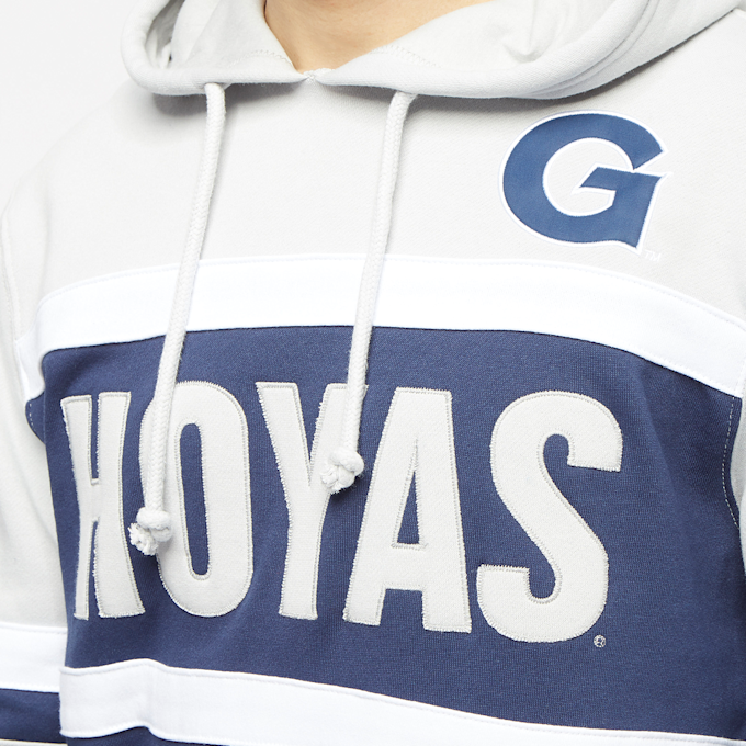 Mitchell & Ness Head Coach Hoodie Georgetown University blu ...