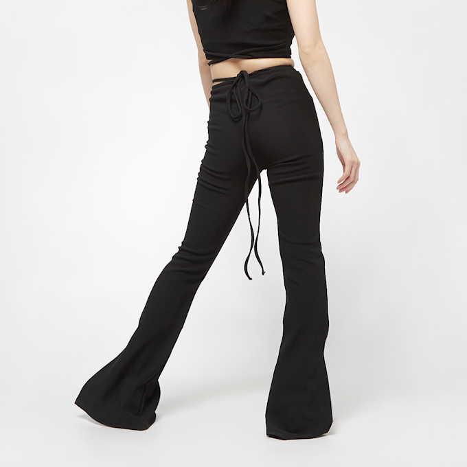 FUBU Corporate Slit Wide Leg Pants czarny | FW221-028-1 | SNIPES