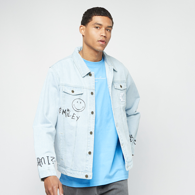 Karl Kani Retro Scribble Smiley® Denim Jacket blau | KM221-091-1 | SNIPES