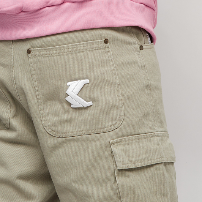 Karl Kani Retro Washed Cargo Shorts grün | KM222-042-1 | SNIPES