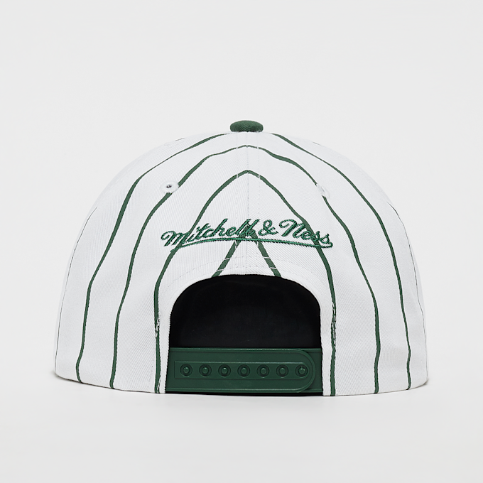 Mitchell & Ness Retro Pinstripe Snapback NBA Milwaukee Bucks blanco ...