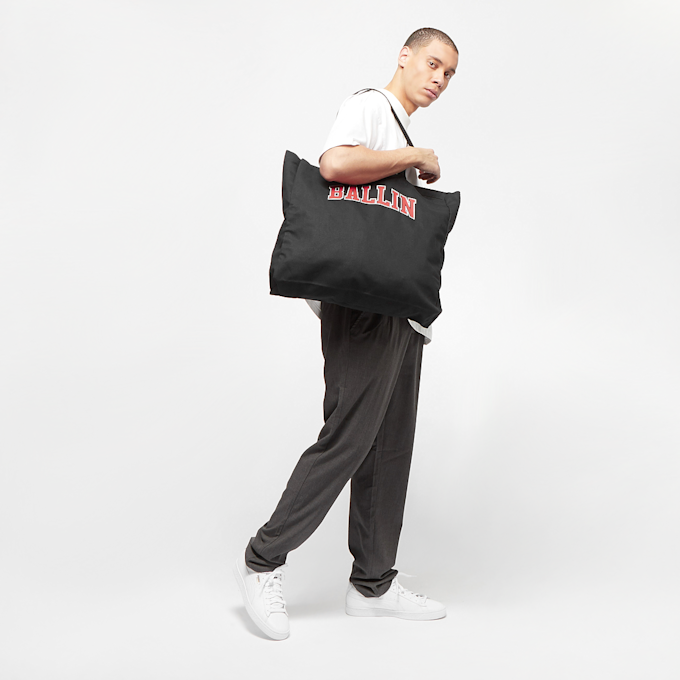 Mister Tee Ballin Oversized Canvas Tote Bag schwarz | MT2277 | SNIPES