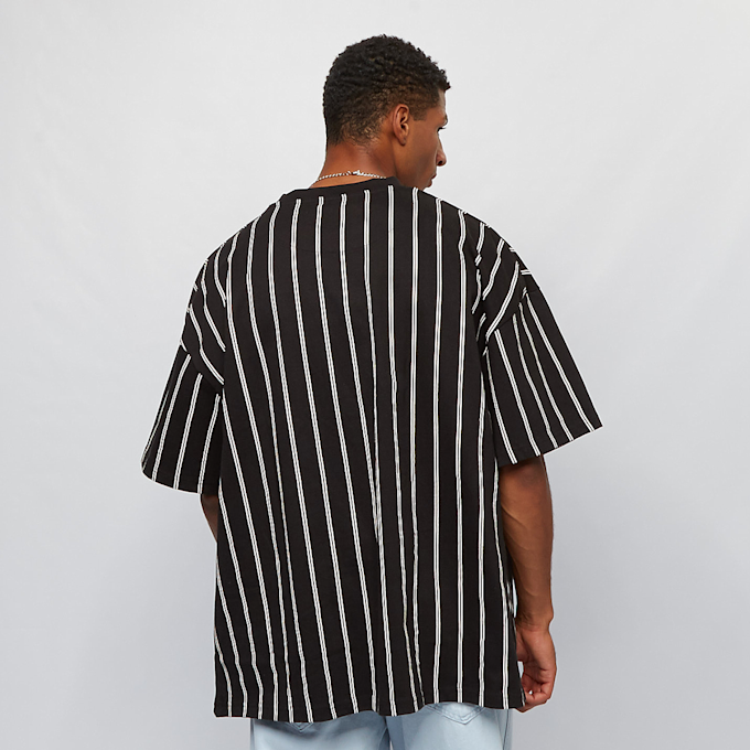 Karl Kani Small Signature Heavy Jersey Pinstripe Tee bianco | KM223-082 ...
