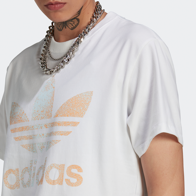 adidas Originals T-Shirt adicolor Trefoil bianco | HL6605 | SNIPES