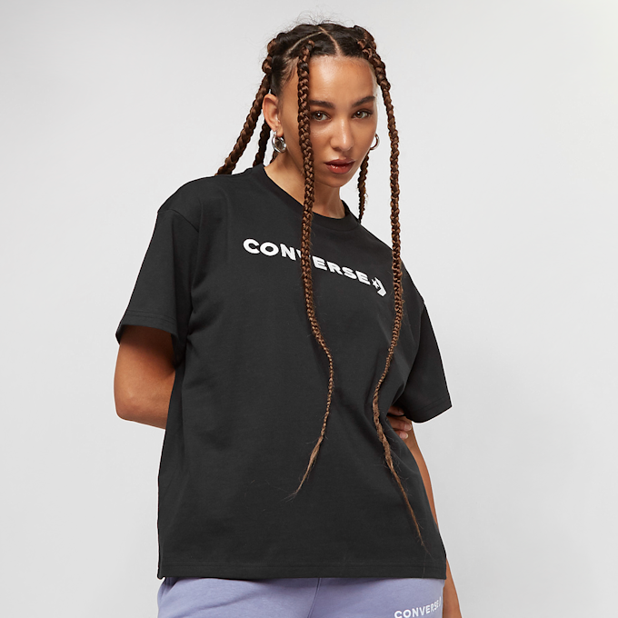 Converse Strip Wordmark Relaxed Tee negro (10024661-A03)