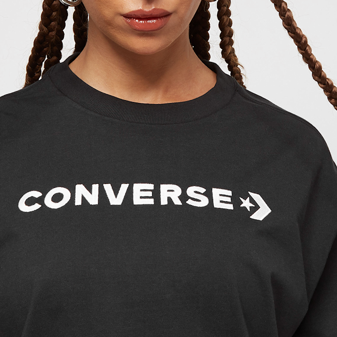 Converse Strip Wordmark Relaxed Tee negro (10024661-A03)
