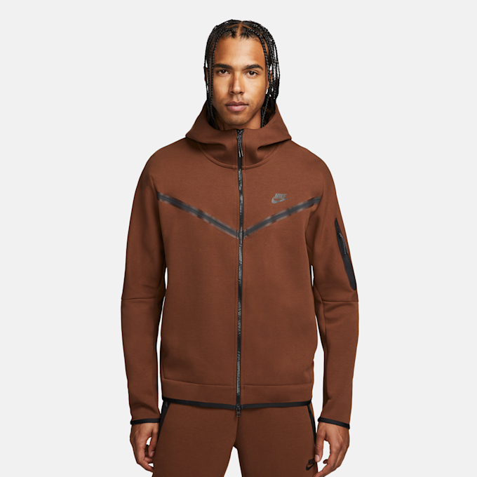 Nike Sportswear Tech Fleece Full-Zip Hoodie brun | CU4489-259 | SNIPES