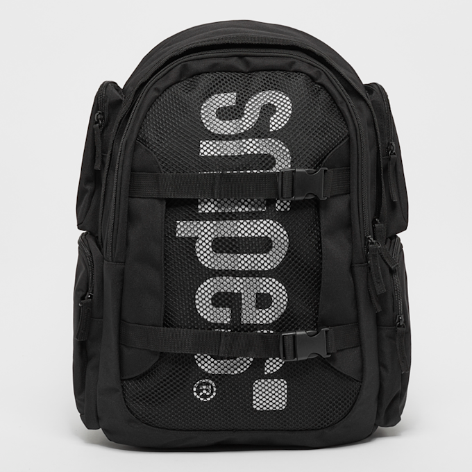 SNIPES Large Logo Multi Pocket Skate Backpack zwart | SA223-002-1 | SNIPES